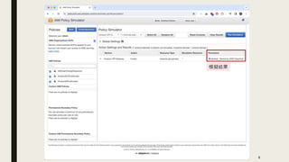 AWS IAM (Identity and Access Management) Policy Simulator | PPT