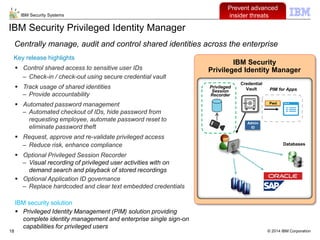 IBM Security Identity & Access Manager | PDF