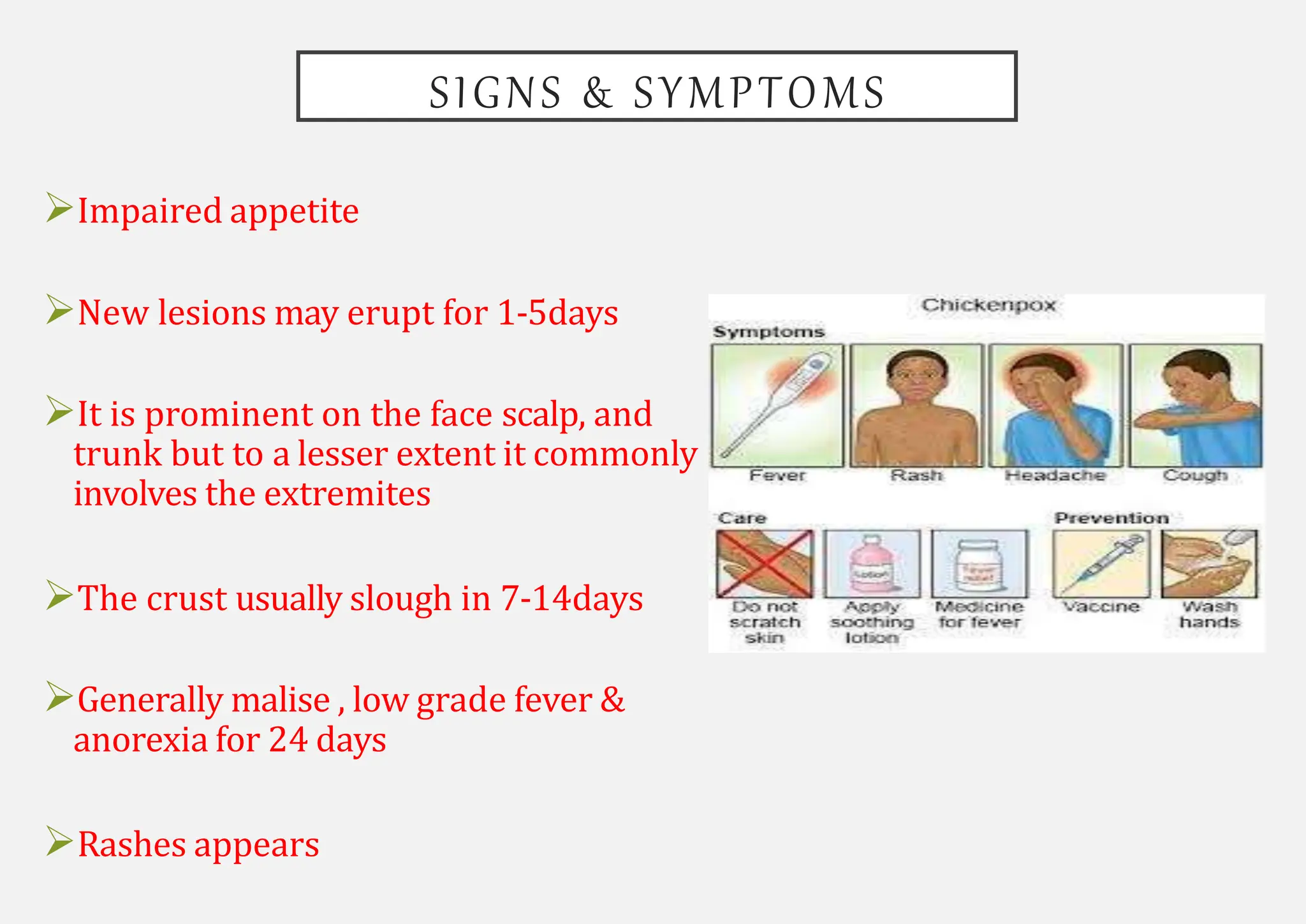 Chickenpox Department of Physiotherapy, SHUATS, Prayagraj | PPTX