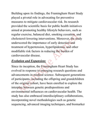Framingham Heart Study ..............pdf