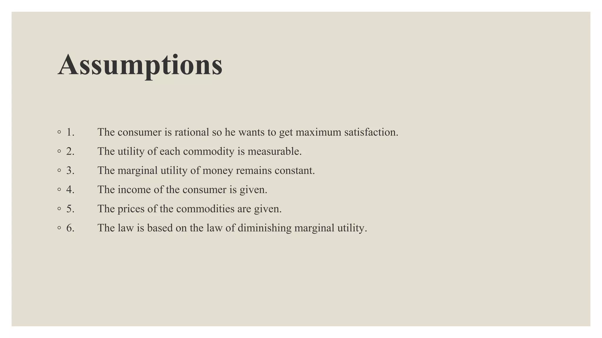 law of equi -marginal utility | PPTX