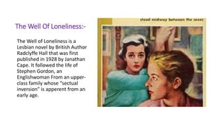 I am sharing 'Gender Identity of Orlando and The Well of Loneliness' | PPTX