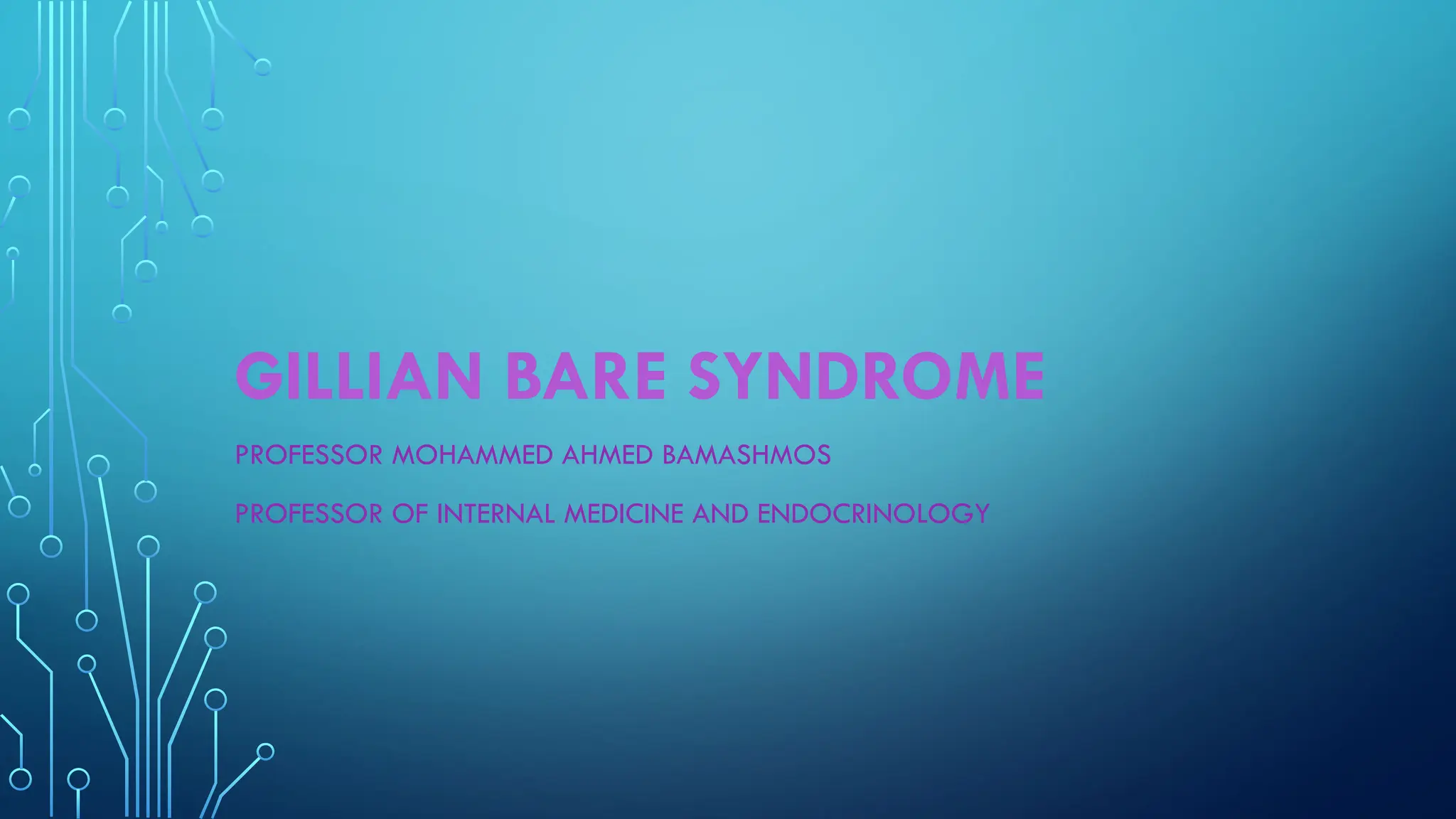 gullian bare syndrome' diagnosis and treatment | PDF