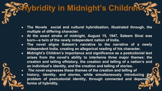 Hybridity in Midnight's Children | PPTX