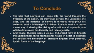 Hybridity in Midnight's Children | PPTX