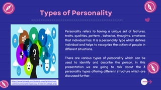 INTRODUCTION TO THE TYPES OF PERSONALITY | PPT