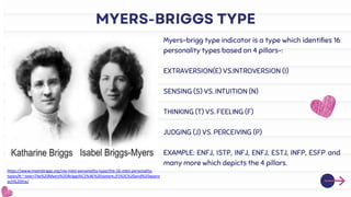 INTRODUCTION TO THE TYPES OF PERSONALITY | PPT
