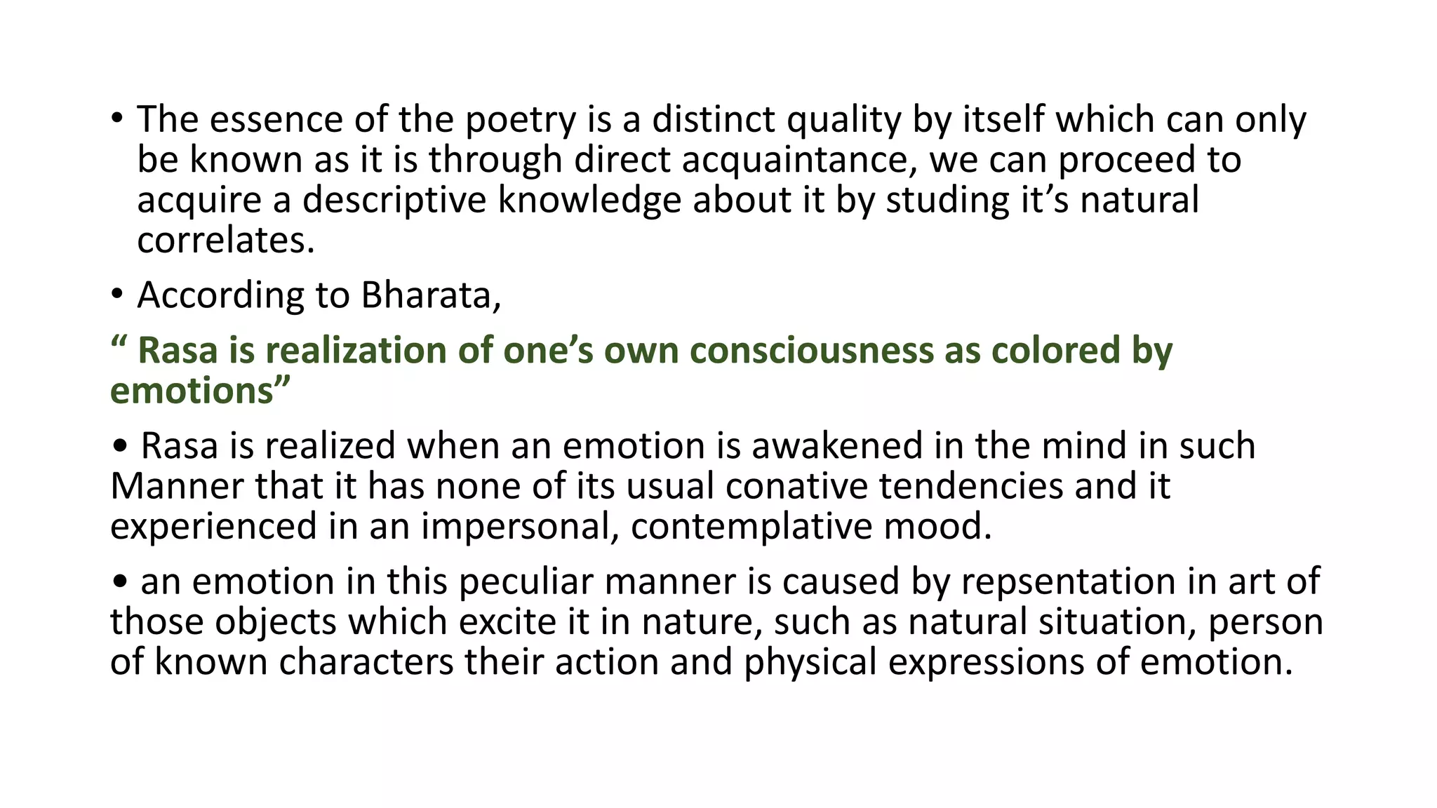 Rasa Theory by Bharat Muni | PPTX