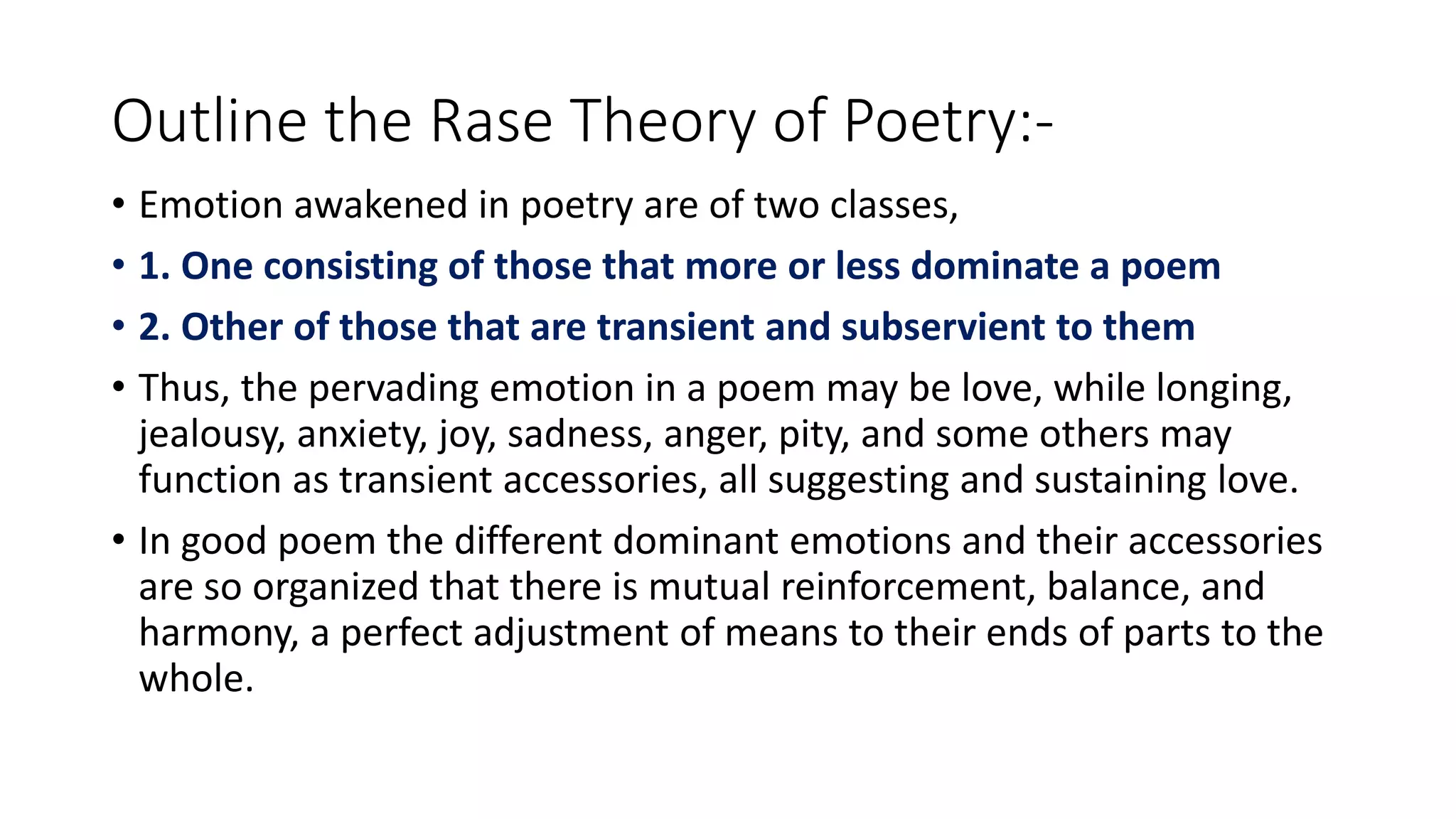 Rasa Theory by Bharat Muni | PPTX