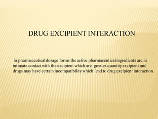 Drug Excipient Interaction and it's different methods.pdf