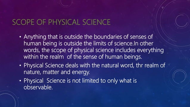 PEDAGOGY OF TEACHING PHYSICAL SCIENCE | PPTX | Physics | Science
