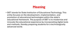 SITE ( State Institution of Educational technology) | PDF