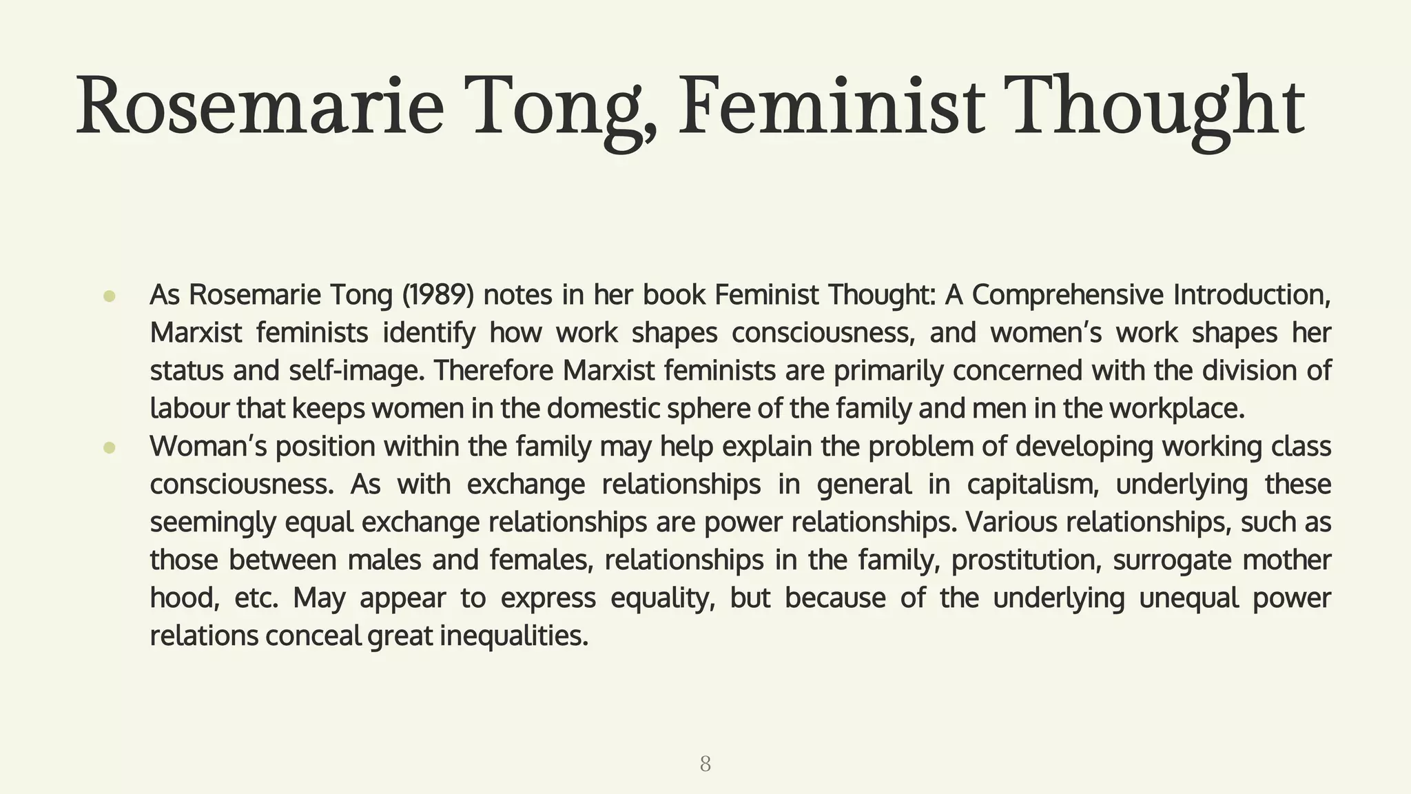 Marxist Feminist Theory | PPTX