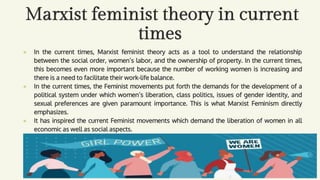 Marxist Feminist Theory | PPTX