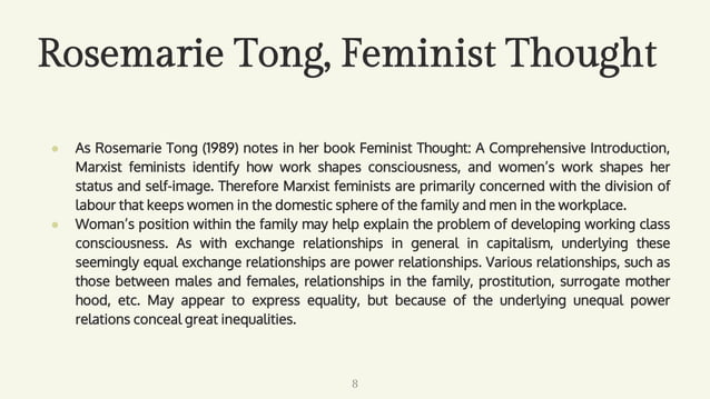 Marxist Feminist Theory | PPTX