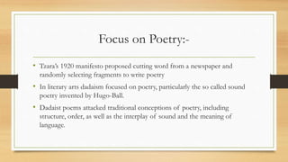 Dadaism Movement | PPTX