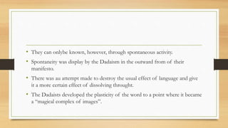 Dadaism Movement | PPTX
