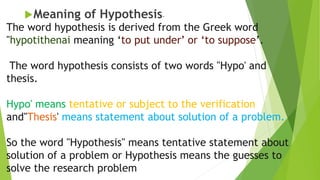 HYPOTHESIS.pptx