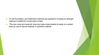 'General description of dam body and it's foundation treatment' | PDF