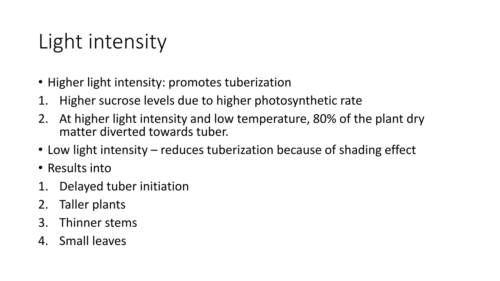 Tuberization in Potato | PPTX