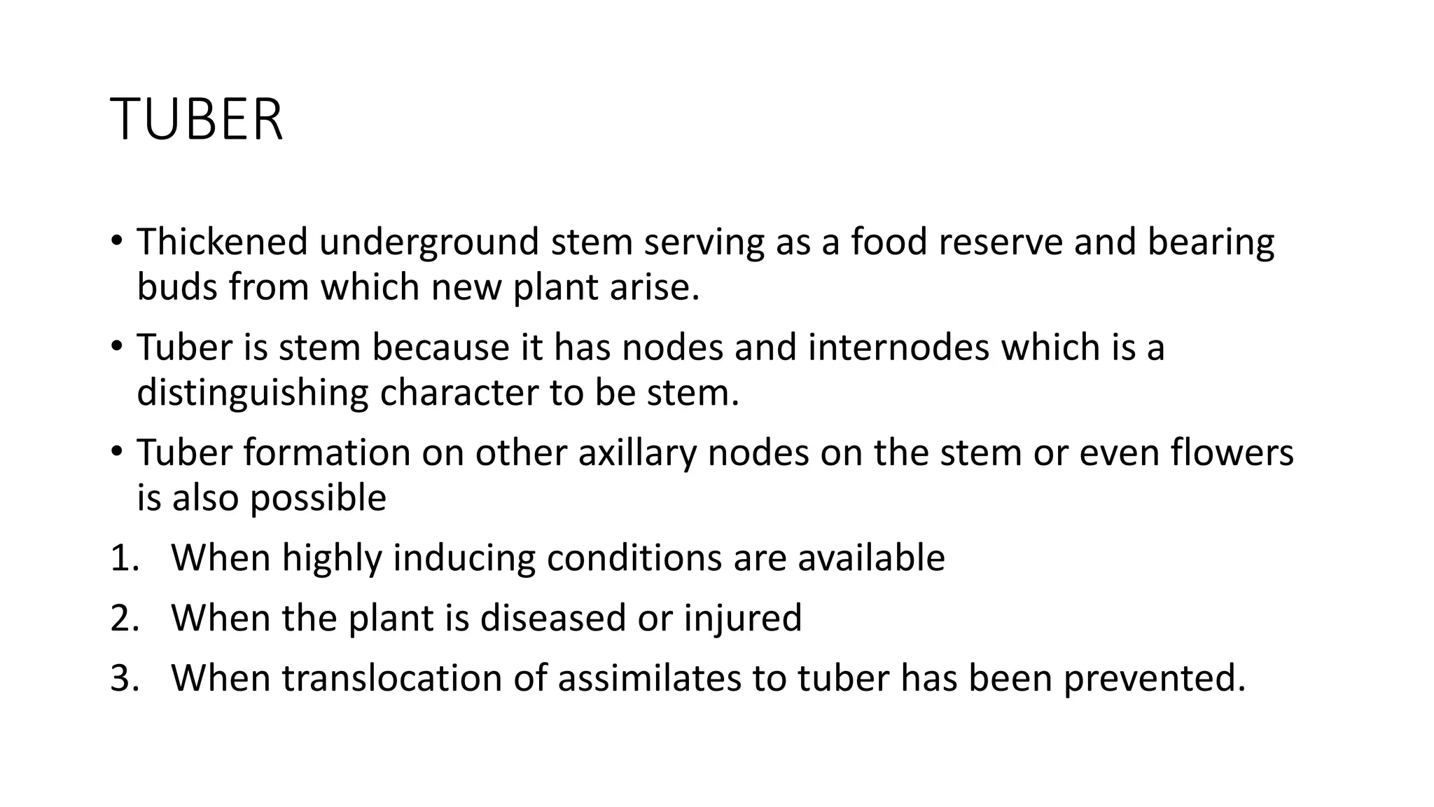 Tuberization in Potato | PPTX