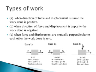 'work , energy and power' | PPTX