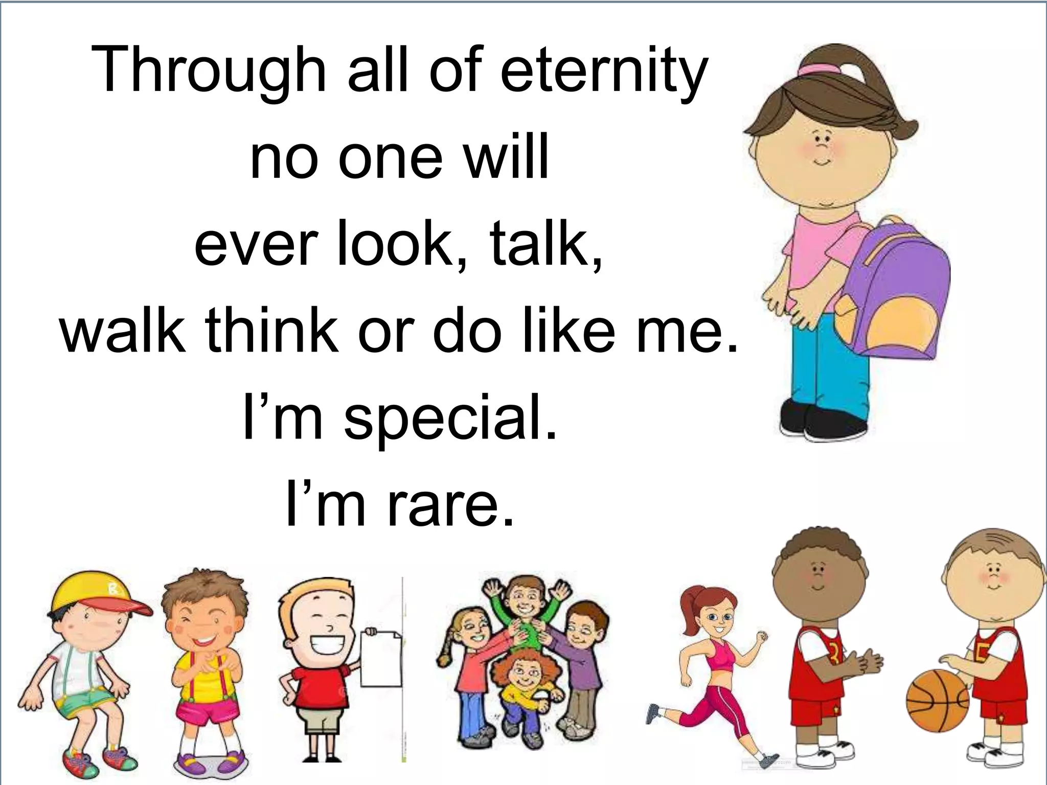 I am special for kids | PPTX