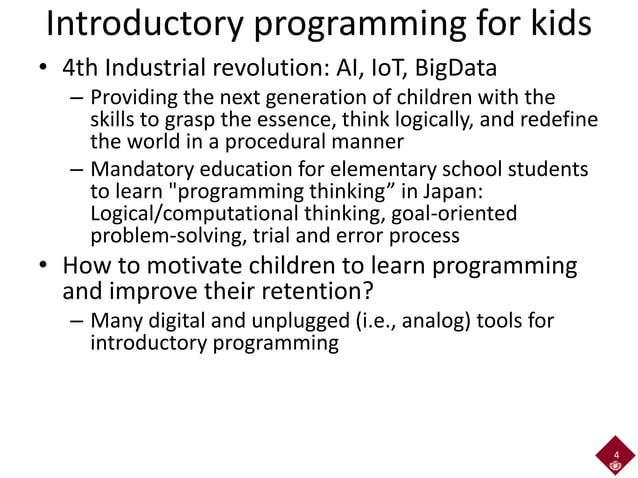 Rubric-based Assessment of Programming Thinking Skills and Comparative ...
