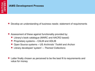 Iams ucl 2011_lecture_full | PPT