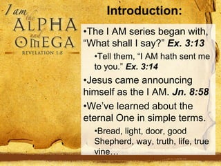 I AM THE ALPHA AND OMEGA | PDF