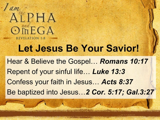 I AM THE ALPHA AND OMEGA | PPT