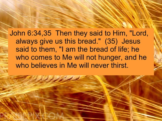I Am The Bread Of Life: John 6:50-51 | PPT