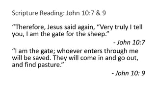 I am the gate | PPTX