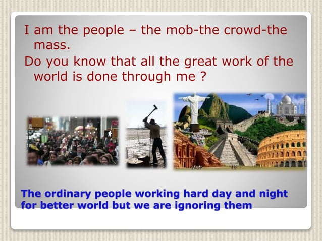 I am the people , the mob | PPTX