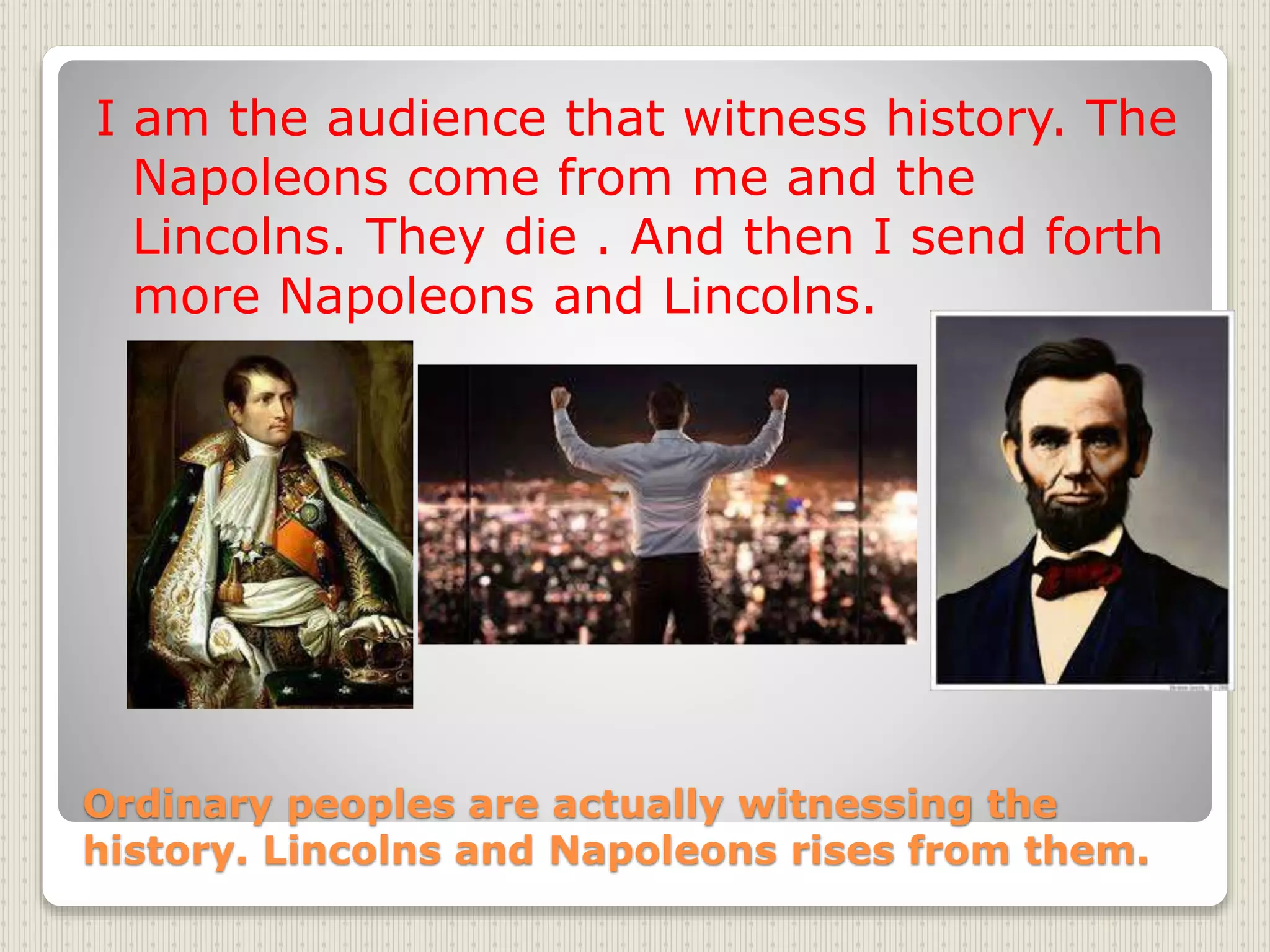 I am the people , the mob | PPTX