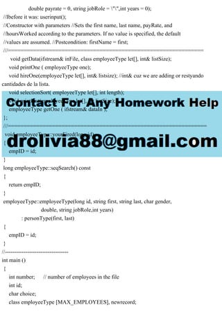 I am trying to change this code from STRUCTS to CLASSES, the members.pdf