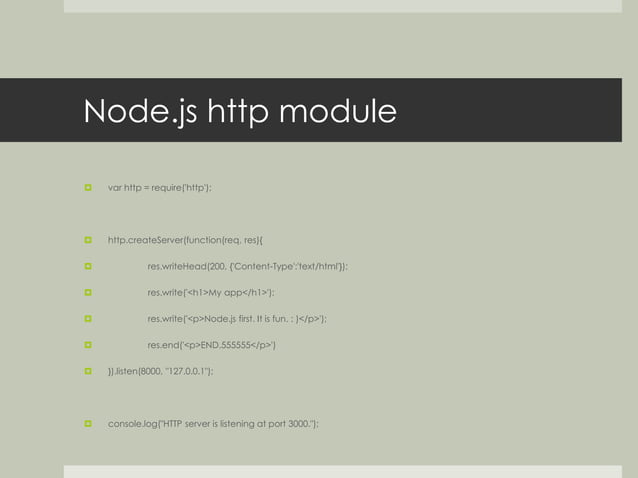 Express Web Application Framework | PPT