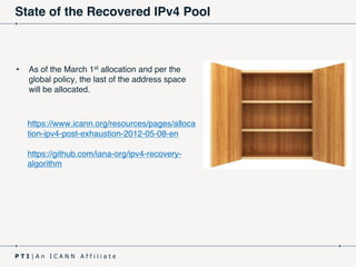 IANA Numbers Function Update | PPT