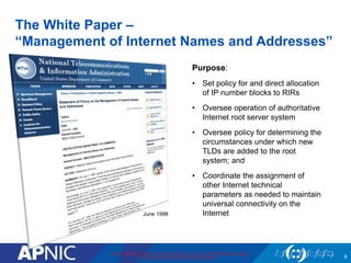 The IANA Stewardship Transition Overview & Background | PPTX