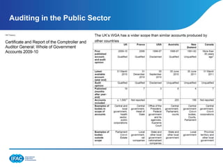 Auditing in the Public Sector | PPTX