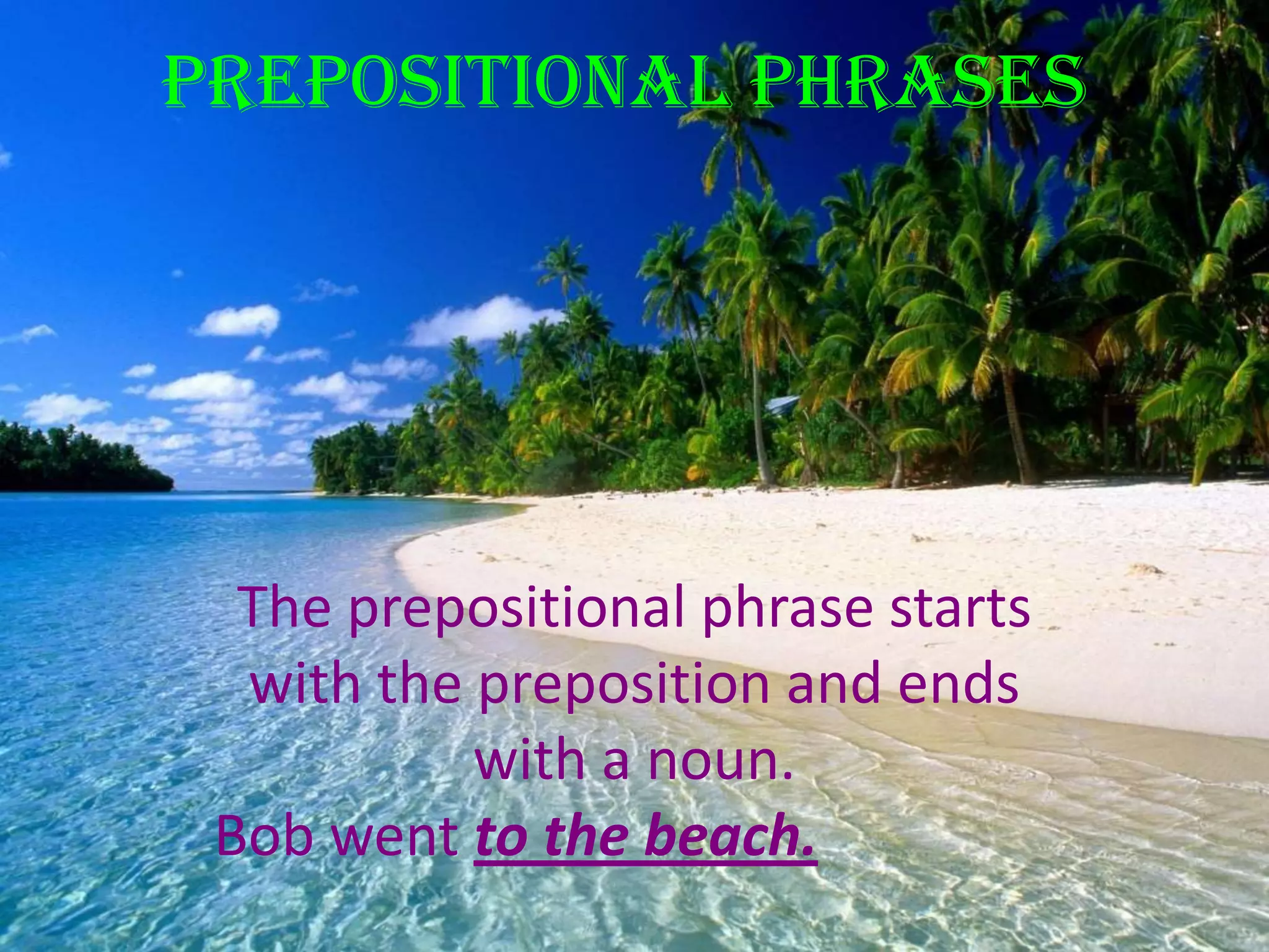 Prepositions | PPTX