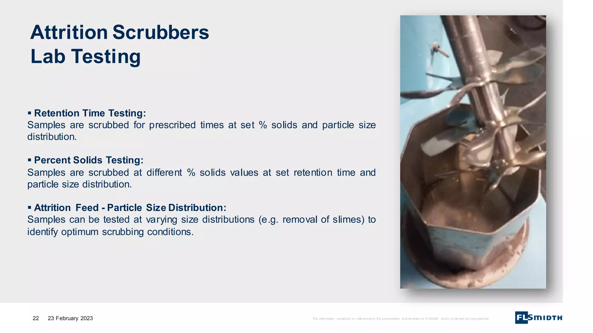 TESTING AND SIZING OF ATTRITION SCRUBBERS FOR FRAC SAND APPLICATIONS | PDF