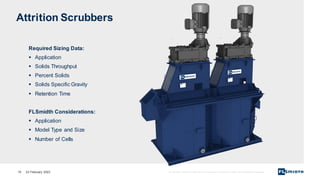 TESTING AND SIZING OF ATTRITION SCRUBBERS FOR FRAC SAND APPLICATIONS | PDF