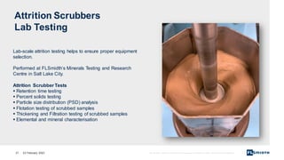 TESTING AND SIZING OF ATTRITION SCRUBBERS FOR FRAC SAND APPLICATIONS | PDF