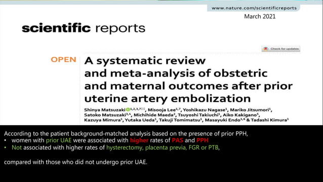 Interventional Radiology and Hysterectomy in PPH | PPT