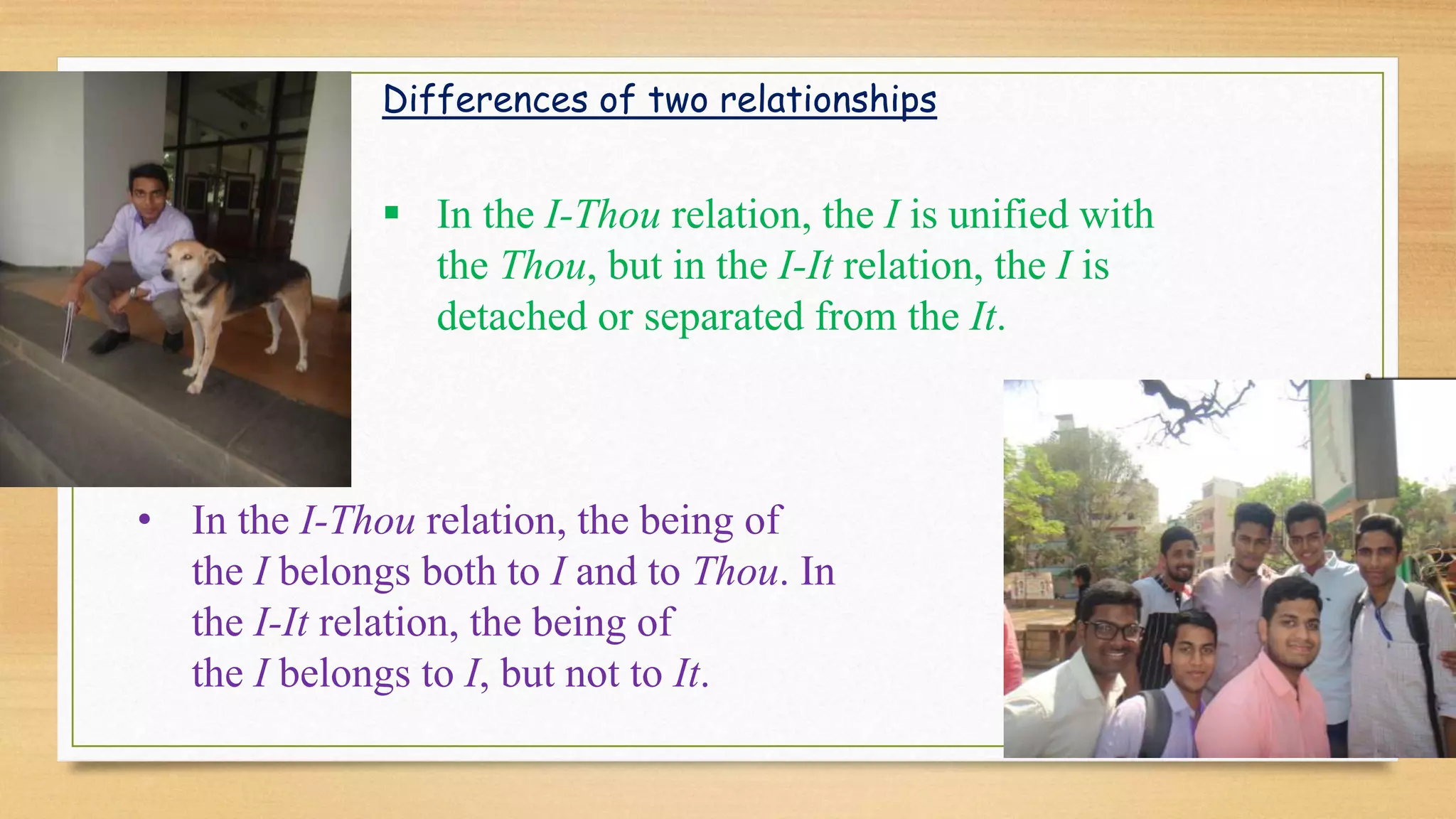 I and Thou relationship in Martin Buber | PPTX
