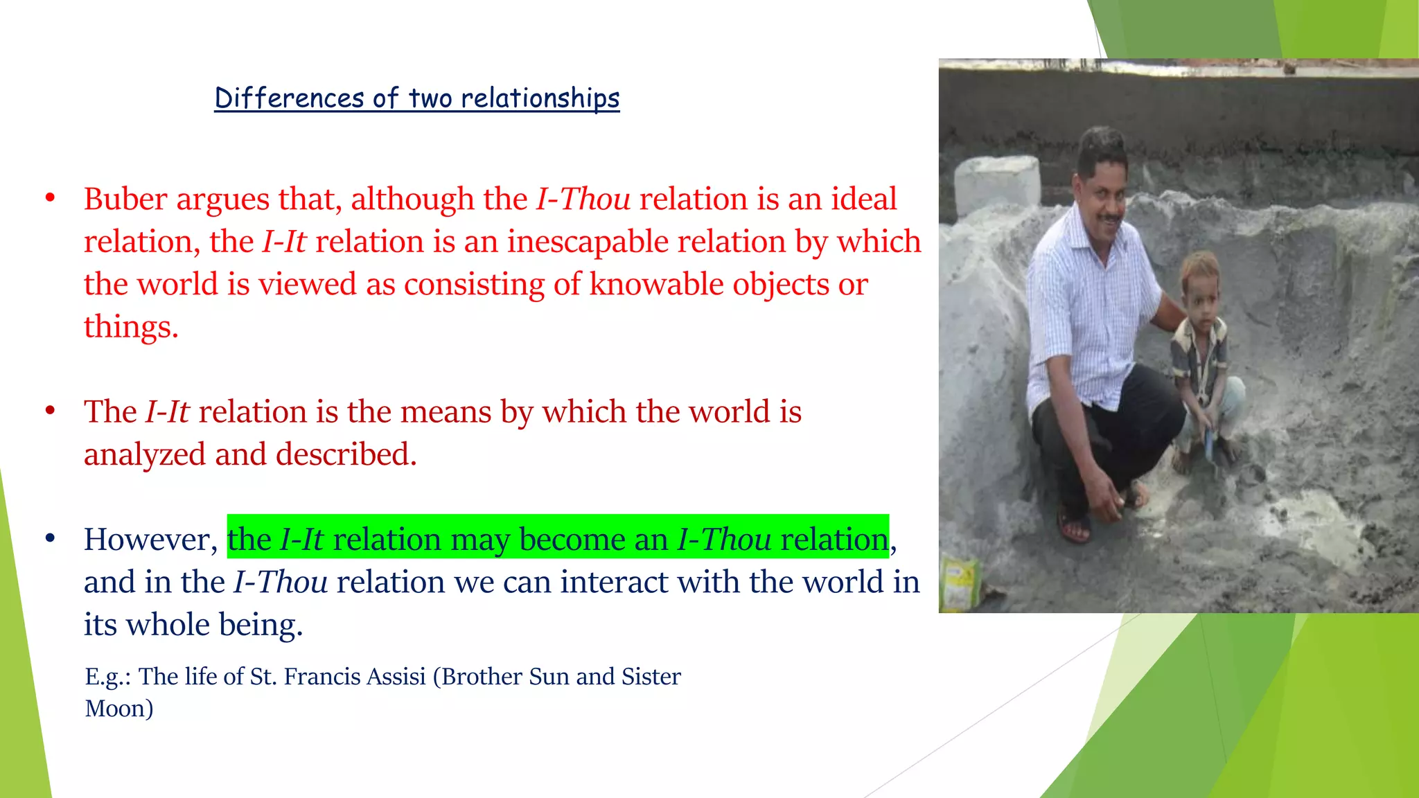 I and Thou relationship in Martin Buber | PPTX