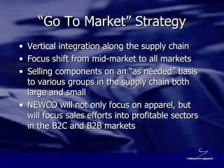 InteractiveApparel Newco Proposal | PPT