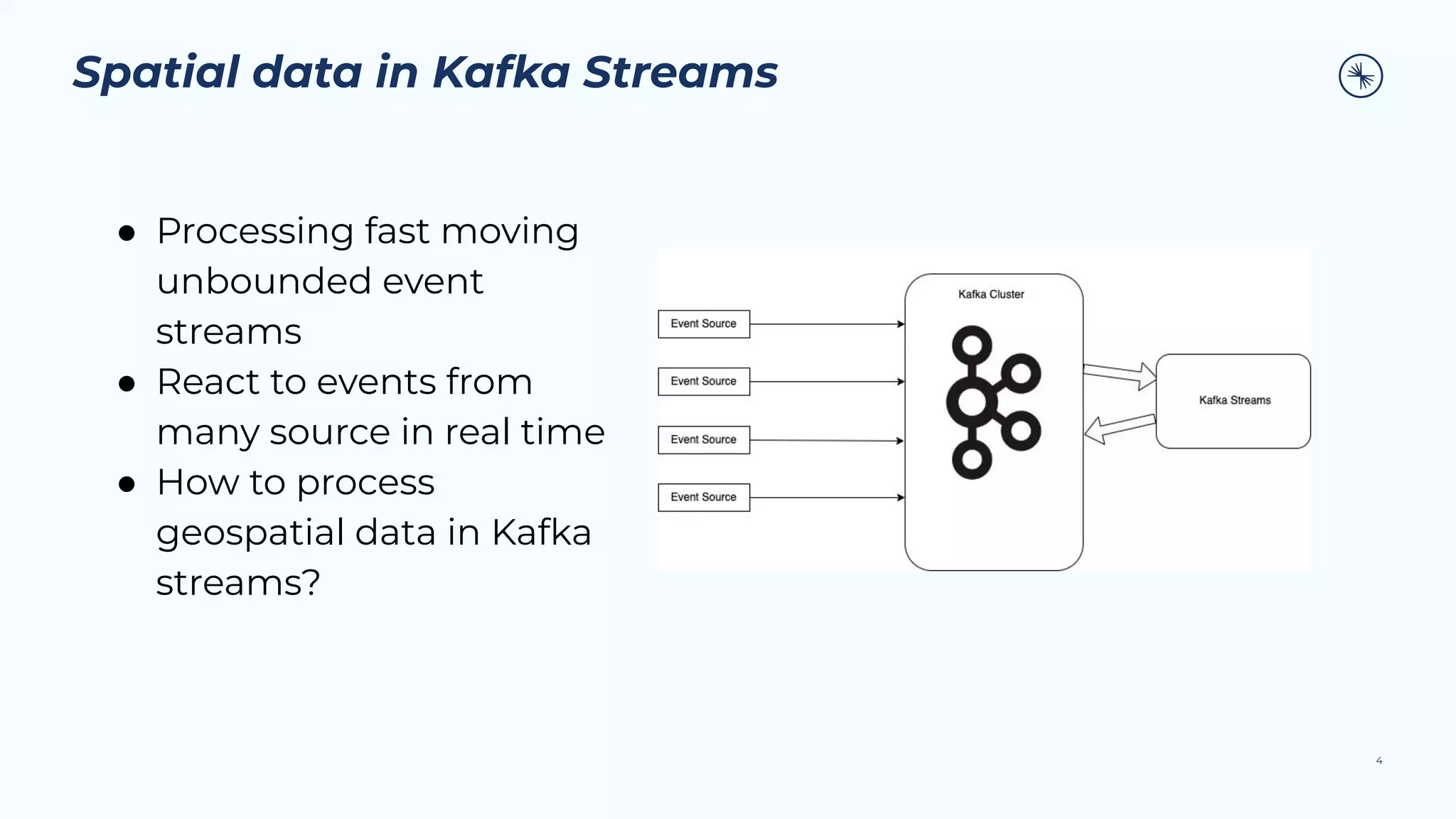 Real-Time Processing of Spatial Data Using Kafka Streams, Ian Feeney ...