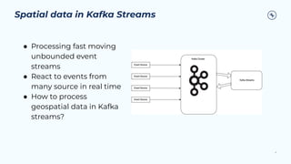 Real-Time Processing of Spatial Data Using Kafka Streams, Ian Feeney ...
